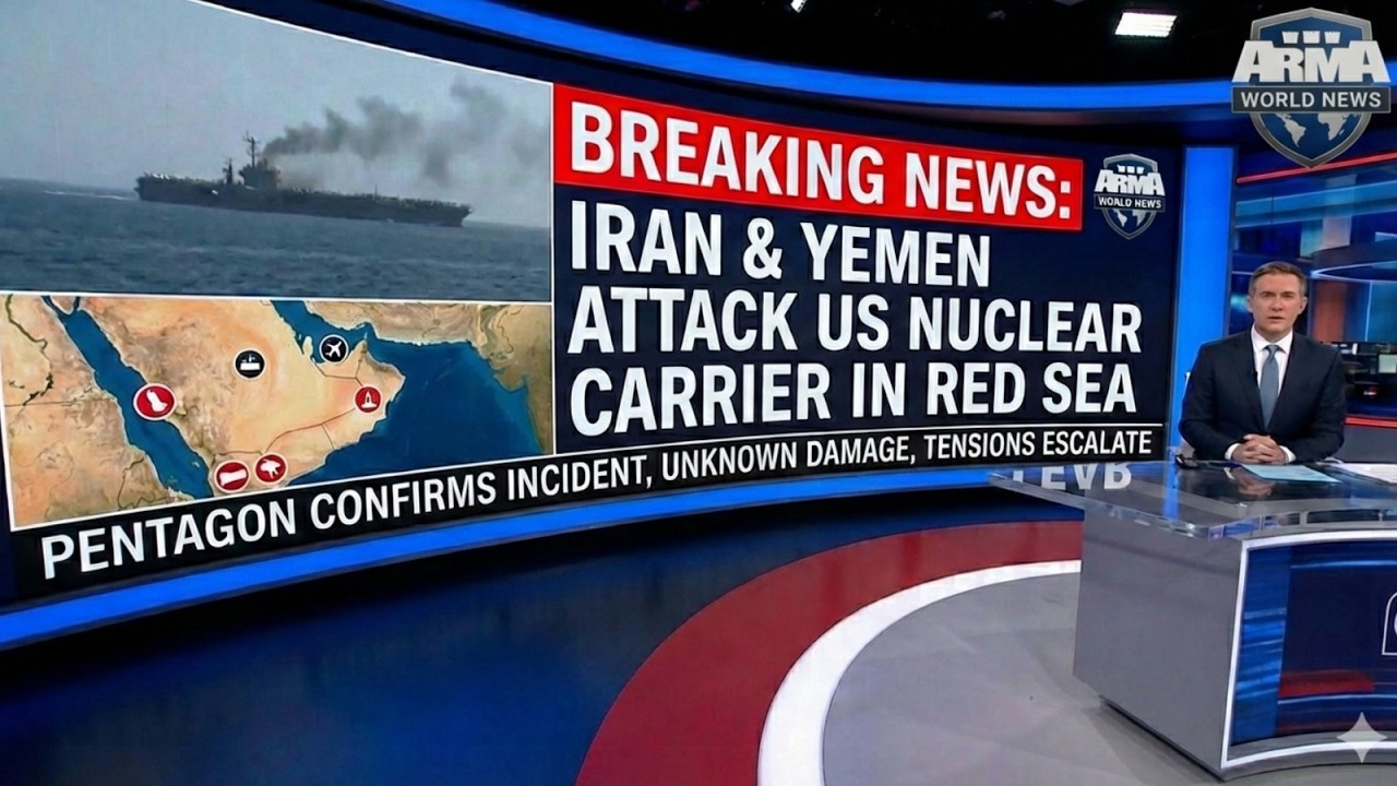RED SEA ON FIRE! Iran & Yemen Put US Nuclear Aircraft Carrier on DEAD ...