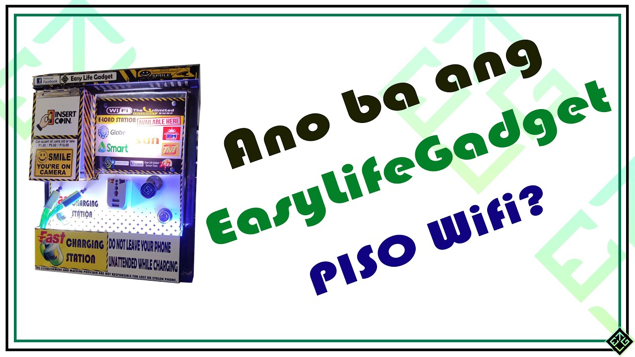 EasyLifeGadget Piso Wifi (Coin Operated Machine) - YouTube