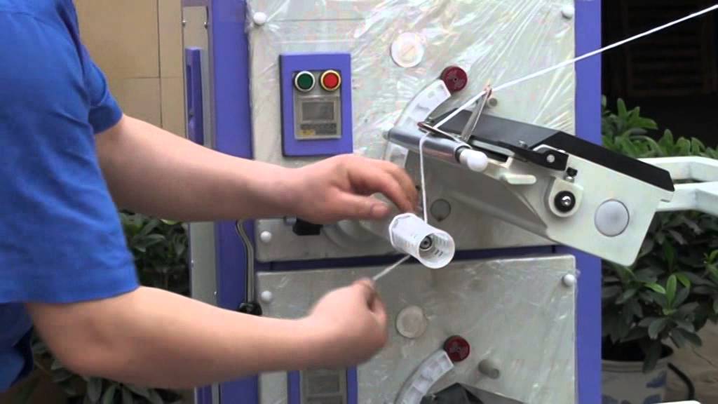 String wound filter cartridge machine - YouTube
