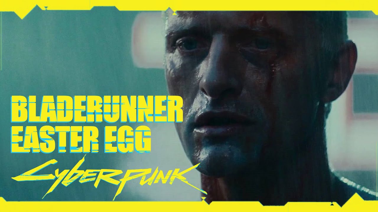 Blade Runner "Tears in Rain" easter egg found in Cyberpunk 2077 - YouTube