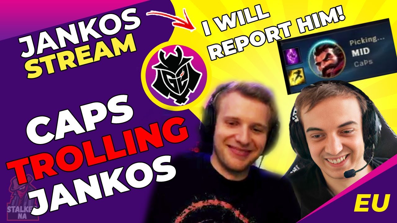 G2 Caps TROLLING G2 Jankos 🤪🤬 Sometimes We INT Each Other! - YouTube