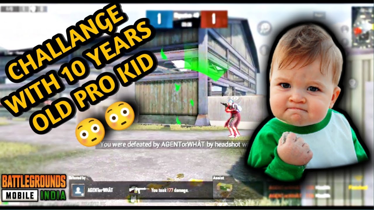 Playing 1v1 With 10 Year Old Pro Kid With OP Skils.Bgmi/Pubg Challenge ...