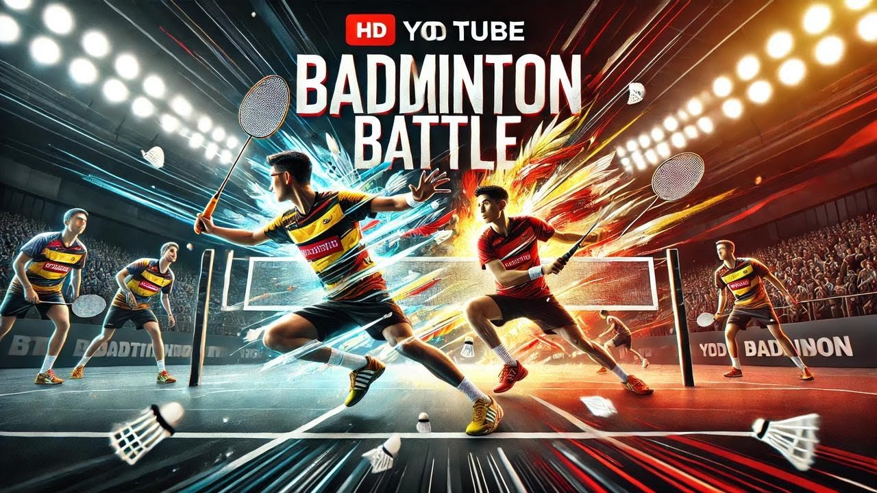 Badminton Battle with Shuttle and Racket – Men’s Doubles Full Match ...