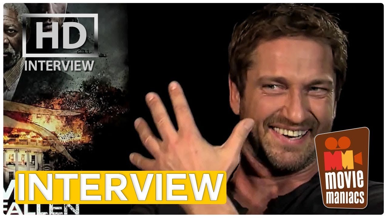 Olympus Has Fallen | Gerard Butler EXCLUSIVE Interview - YouTube