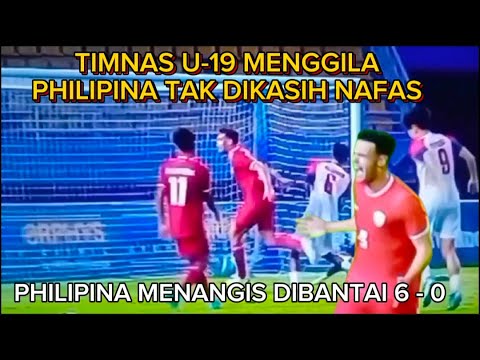 Highlight Timnas Indonesia U19 vs Timnas Philipina U19 ( 6 - 0 ) Piala AFF U-19 2024 - YouTube