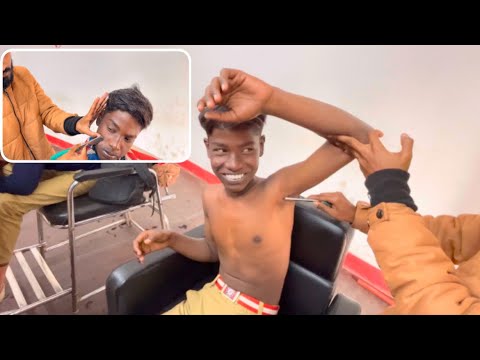 ASMR 9 CLASS SCHOOL BOY UNDERARM SHAVE OR FACE BEARD SHAVE SCHOOL BOY ...
