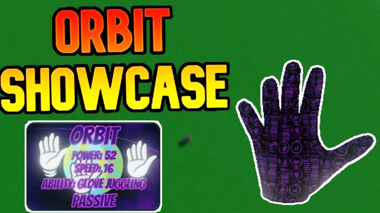 Orbit Glove Showcase In Roblox Slap Battles - YouTube