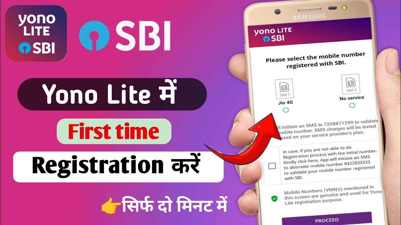 Yono lite sbi registration || how to register yono sbi lite app || Yono ...