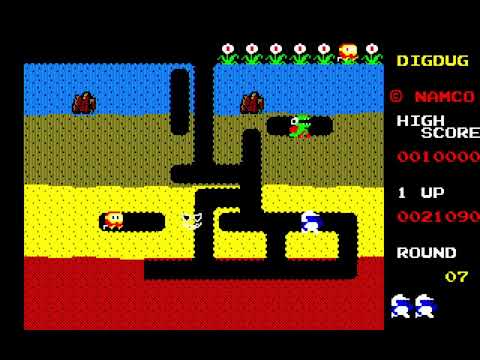 Dig Dug (ディグダグ) for the NEC PC-88 - YouTube