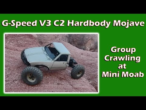 G-Speed V3 C2 Hardbody Mojave: Group Crawling at Mini Moab - YouTube