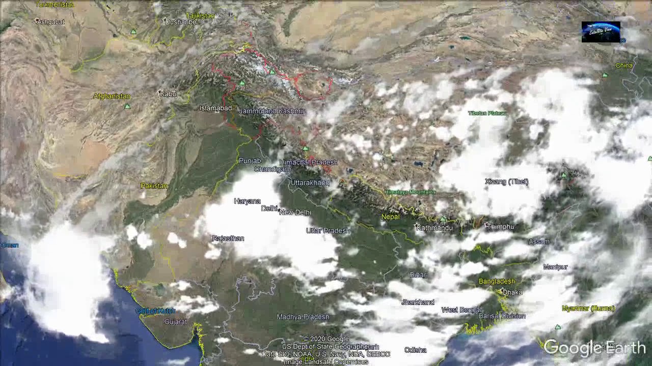 Indian Weather Cloud Satellite Image 08/07/2020 8PM - YouTube