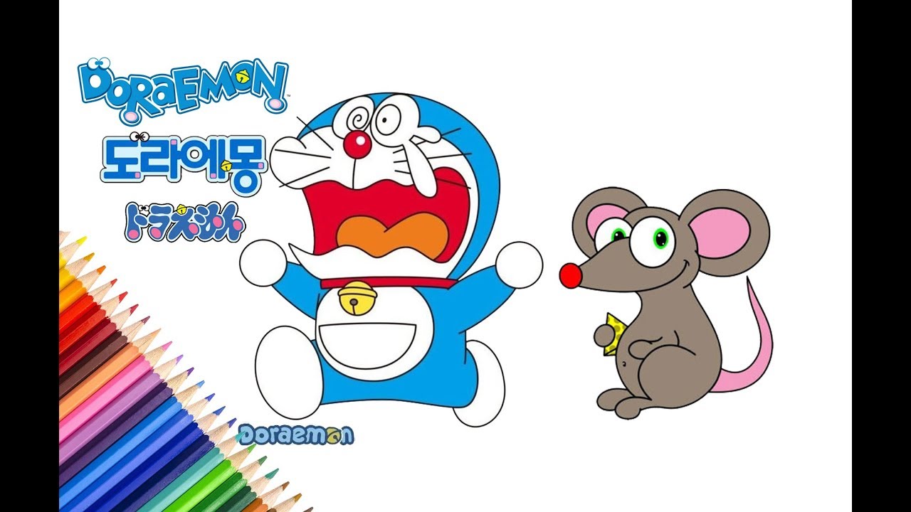 Doraemon And Mouse New Episodes - Drawing Doraemon Hindi 도라에몽을 그려라 ...