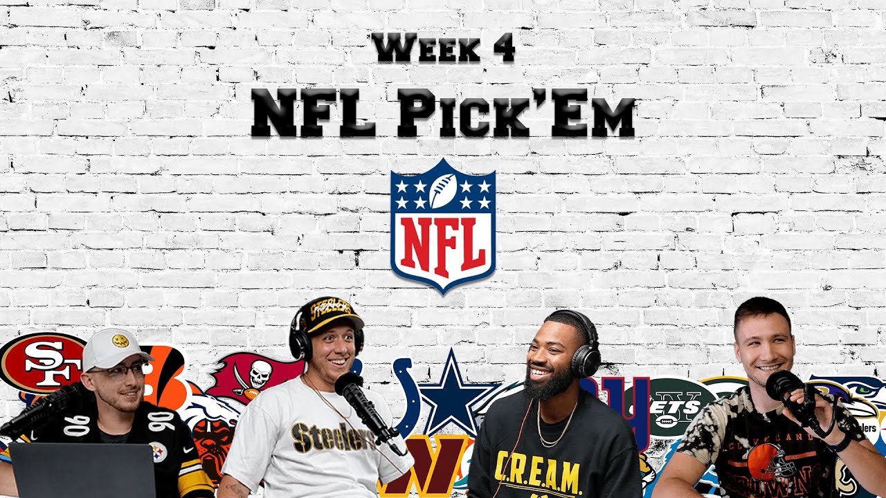 Week 4 NFL Pick ‘Ems | Barbershop Breakroom - YouTube