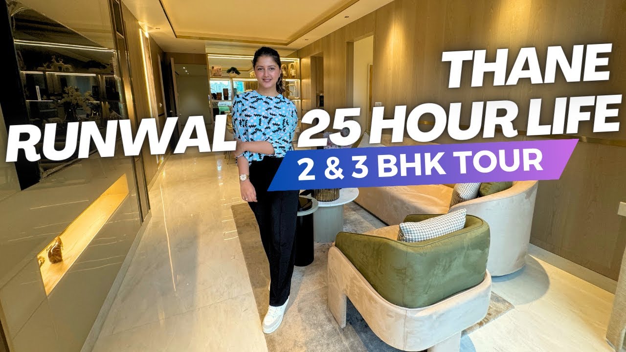 Runwal 25 Hour Life Manpada Thane | 2 & 3 Bhk Flats Tour | Review ...