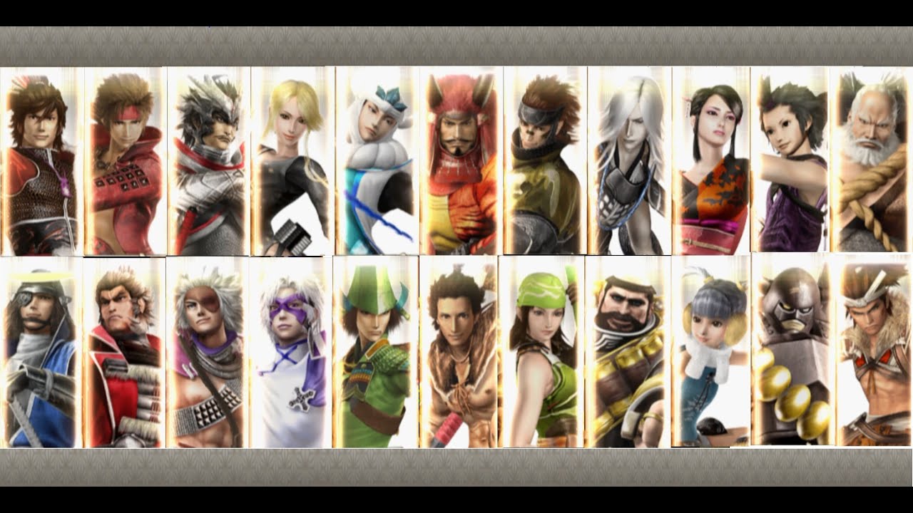 All Character in Sengoku Basara 2 and All Basara move - YouTube