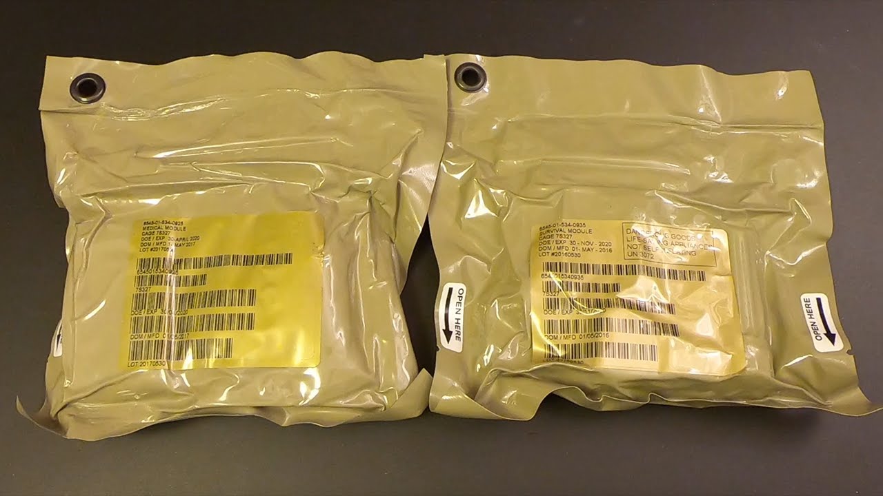 Air Force Survival Modules - Reviewed & Kitbashed - YouTube