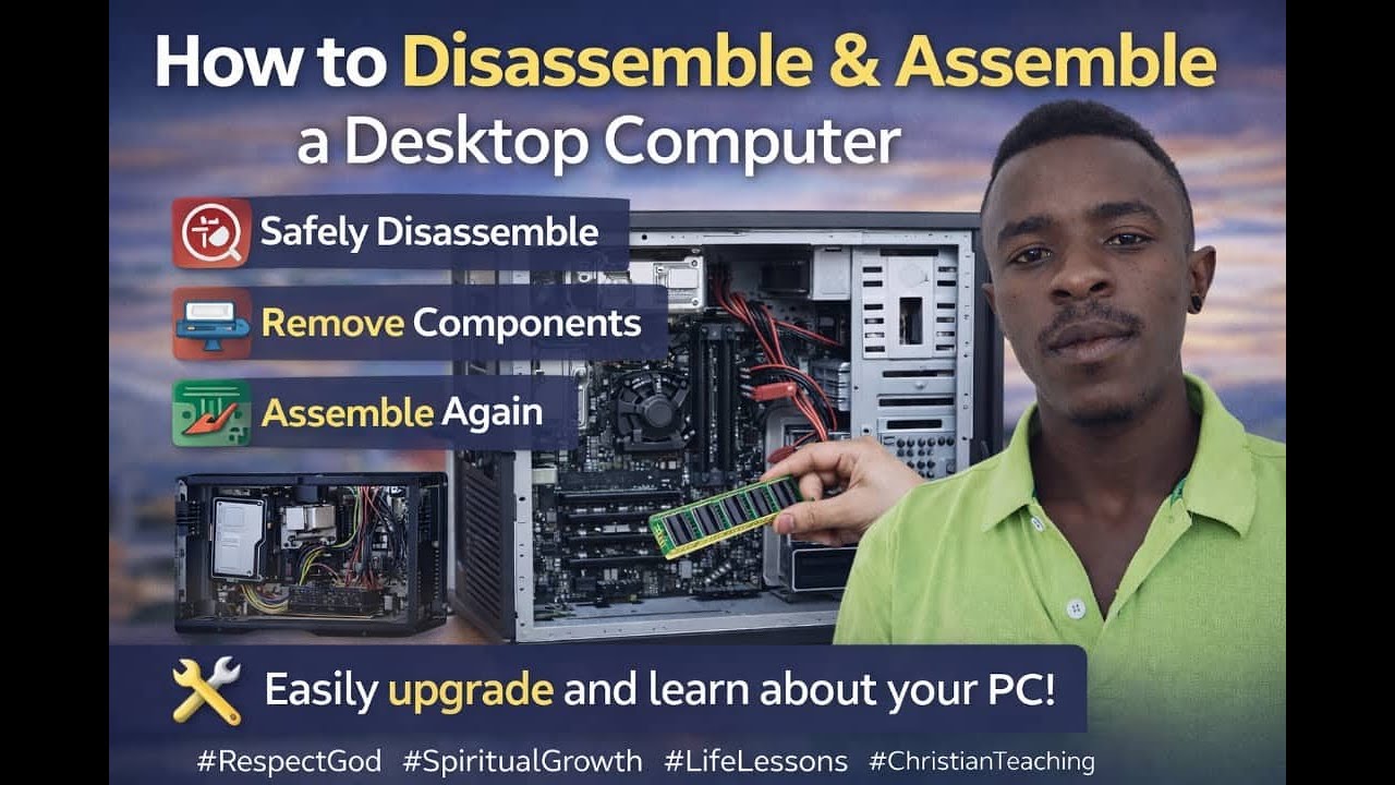 How to Safely Disassemble & Assemble a Desktop Computer - YouTube