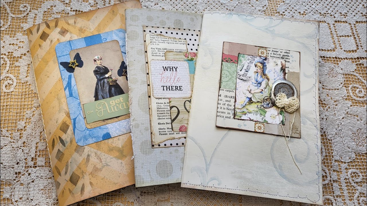 Please Enjoy my Newest Junk Journals - YouTube