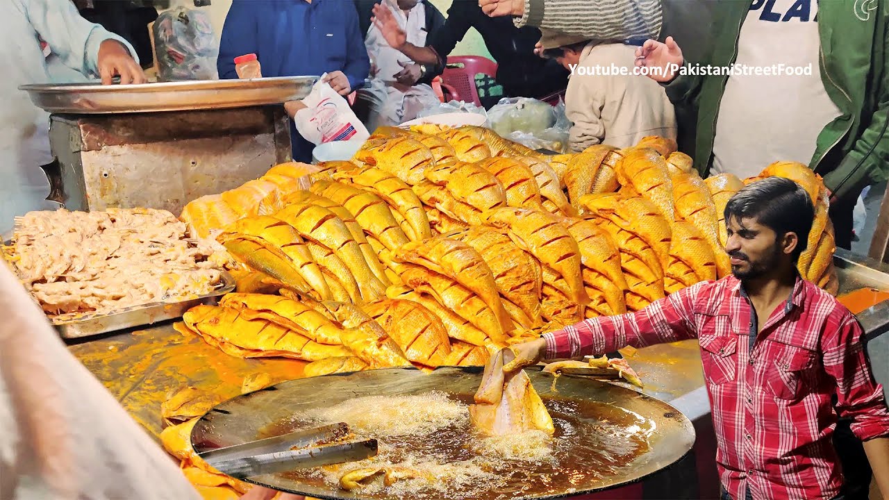 Famous Akram Fish Fry Point | Crispy Fish Fry | Fried Fish at Street ...