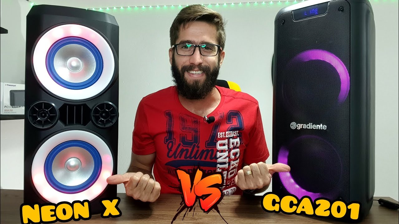 GRADIENTE EXTREME COLORS GCA201 Vs MULTILASER NEON X SP379: Quem Ganhou ...