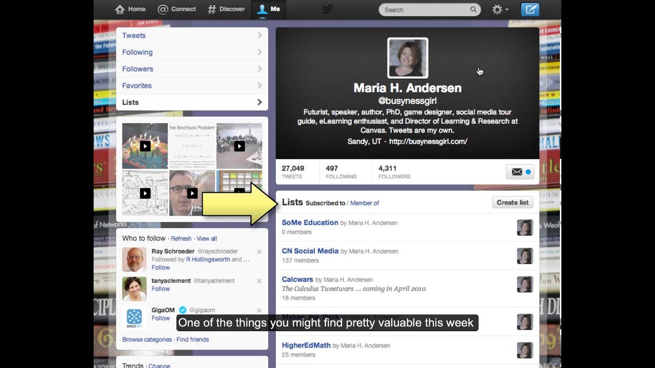 Twitter Tutorial: Basic Navigation (Feb 2013) - YouTube