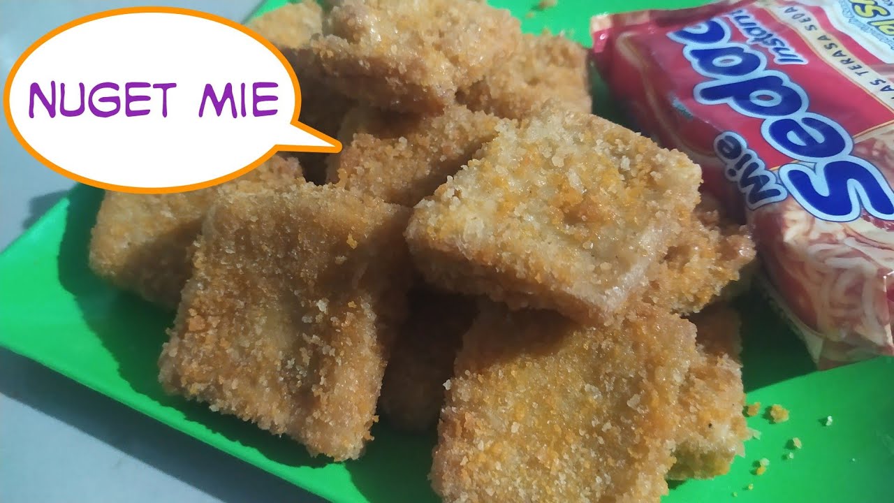 resep nuget mie, mudah cara membuat nya, ide jualan kekinian - YouTube