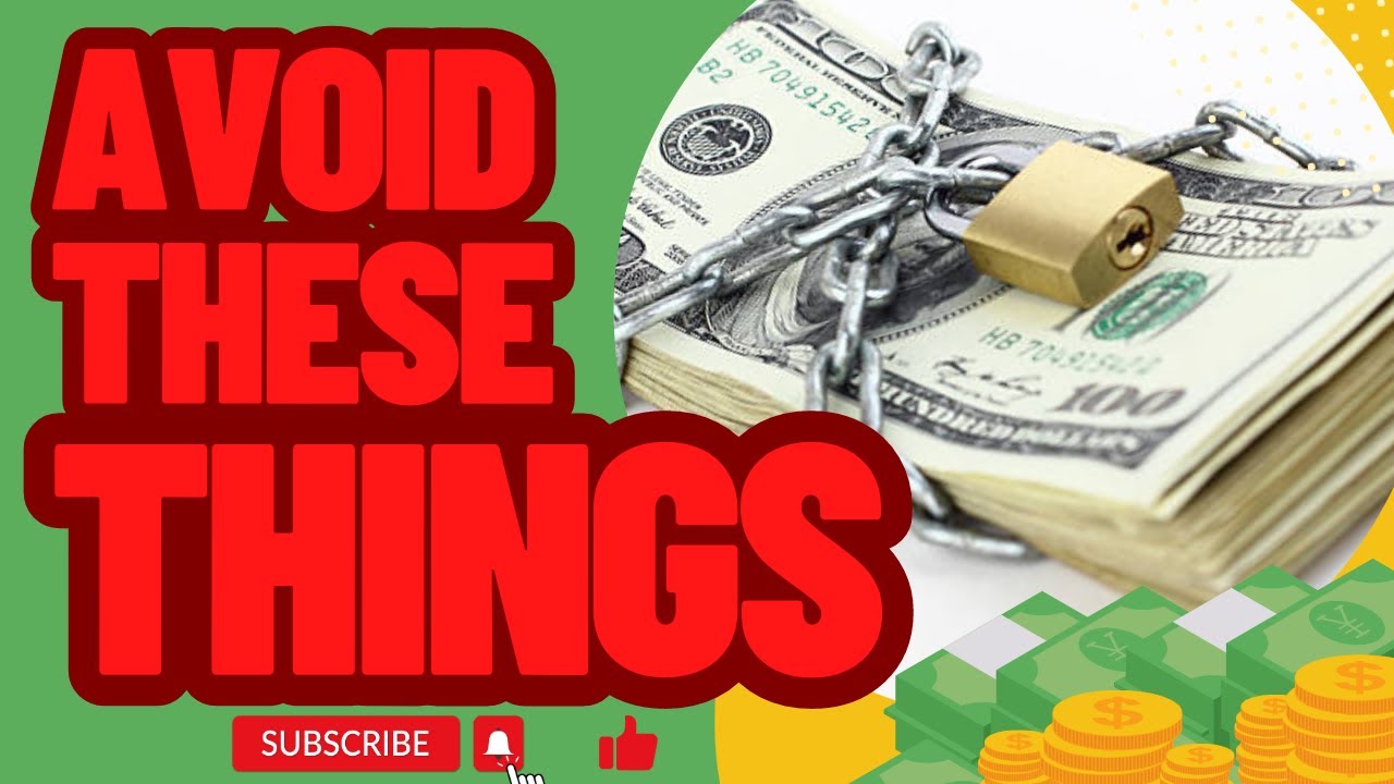 What You Should Never Do with Money | Avoid These Things Now | Personal ...