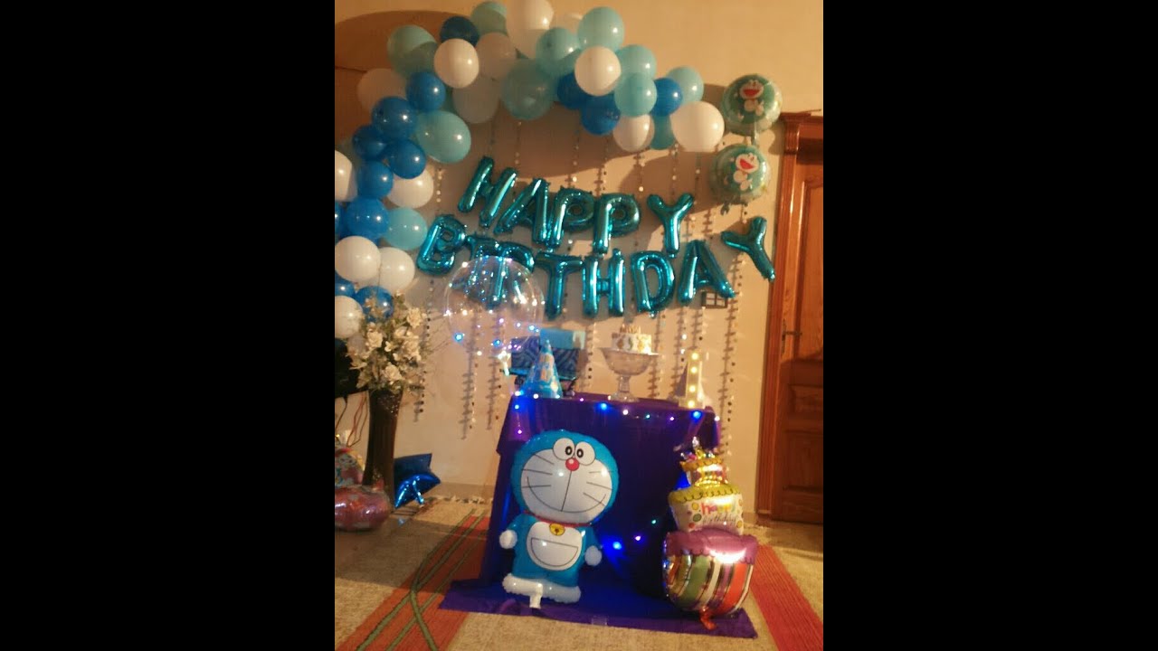 Fairy light blue Doraemon Star cake foil balloon With blue & white ...