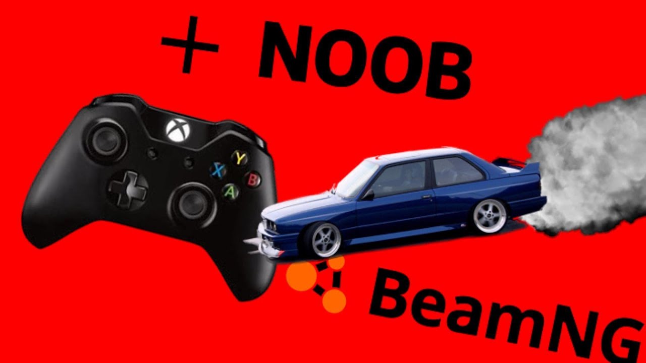 Drifting in beamng on controller!!! - YouTube