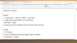 ebay Springtime Sellers: Patio Furniture for Retail Drop Shipping