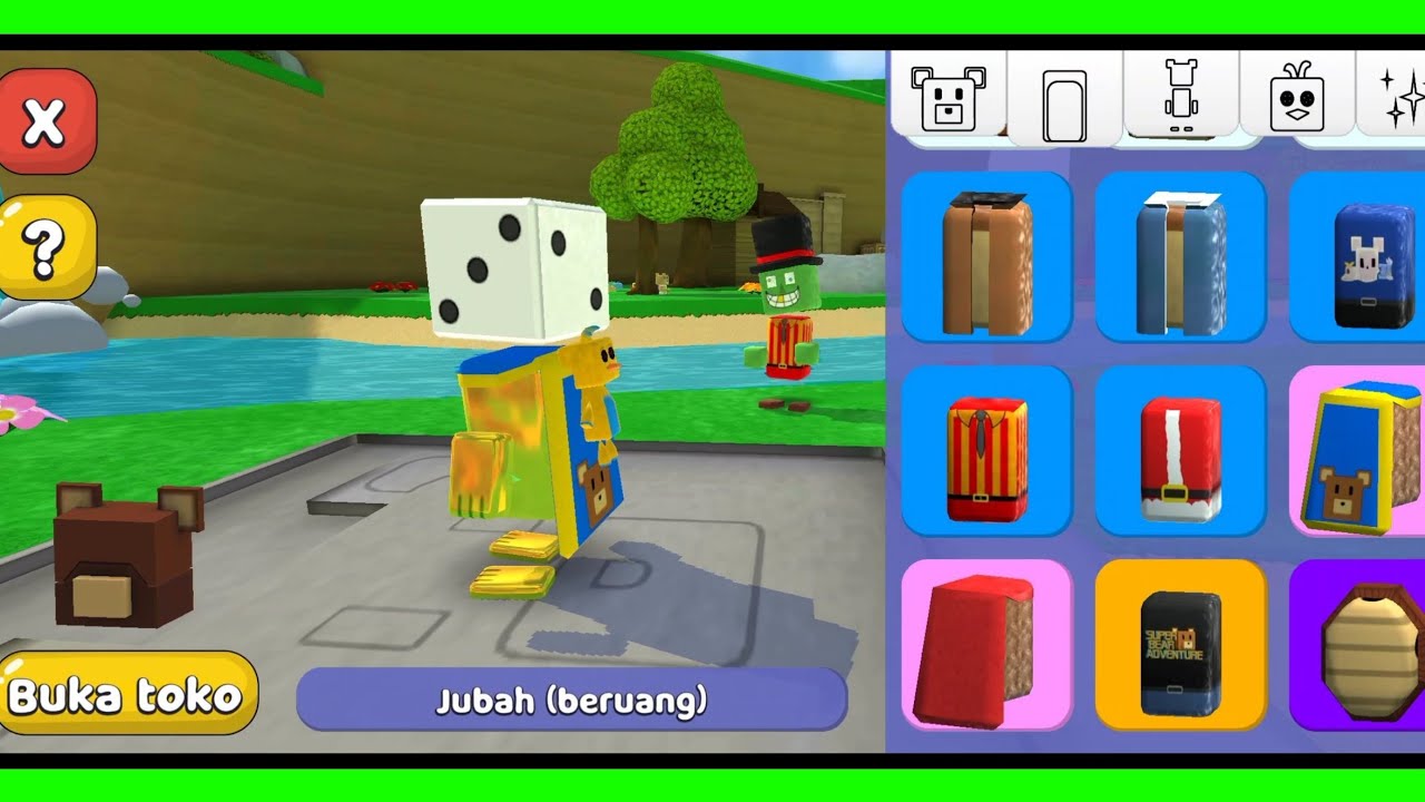 BERUANG EMAS KEPALA DADU,SUPER BEAR ADVENTURE - YouTube