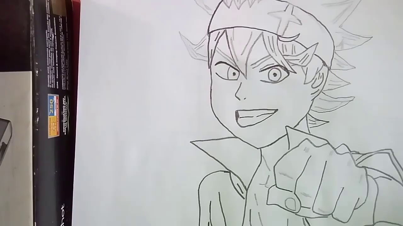 HOW TO DRAW ASTA OF BLACK CLOVER ?!! - YouTube