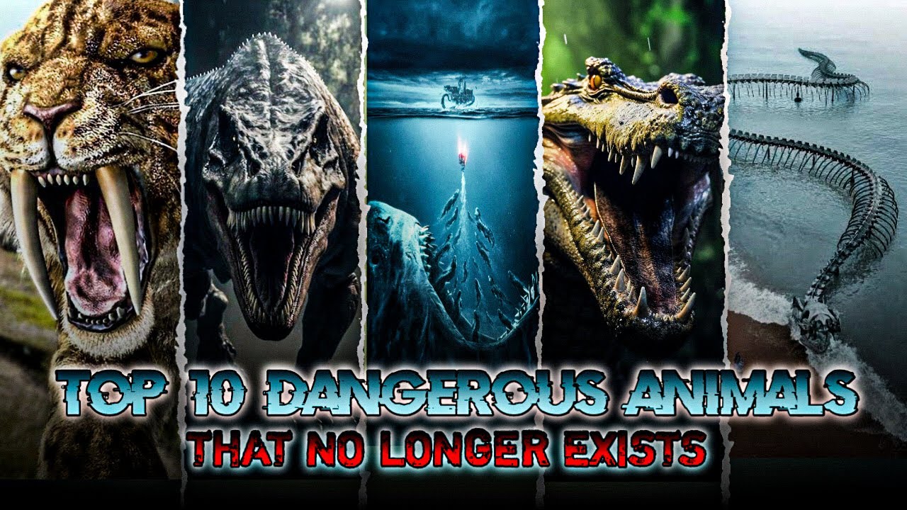 TOP 10 DANGEROUS ANIMALS THAT NO LONGER EXSIST IN THE WORLD - YouTube