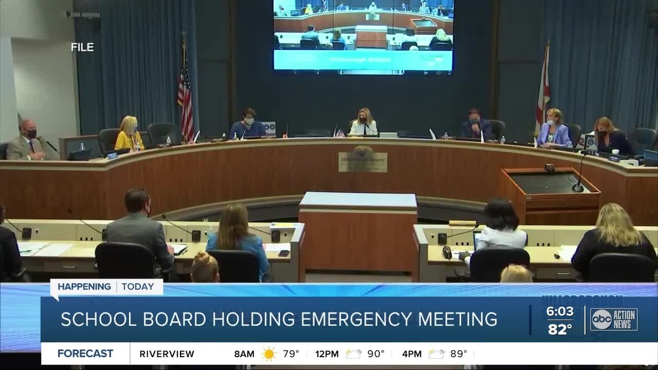 Hillsborough holding emergency school board meeting Friday - YouTube