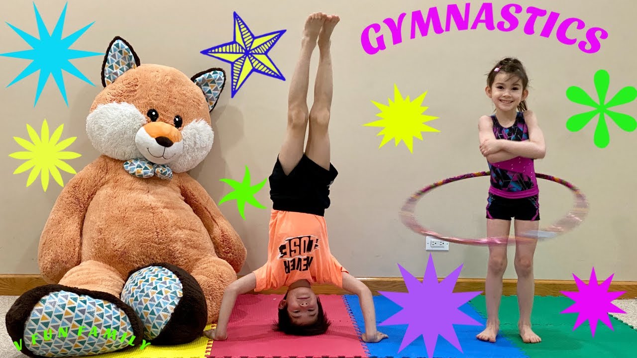 Kids Having Fun With Basic Gymnastic Moves - YouTube