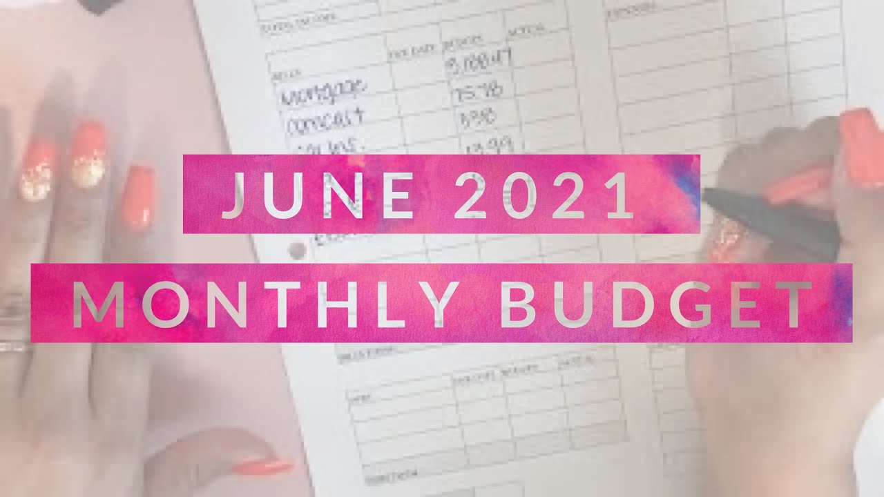 Budget with Me | June Monthly Budget | CA Living - YouTube