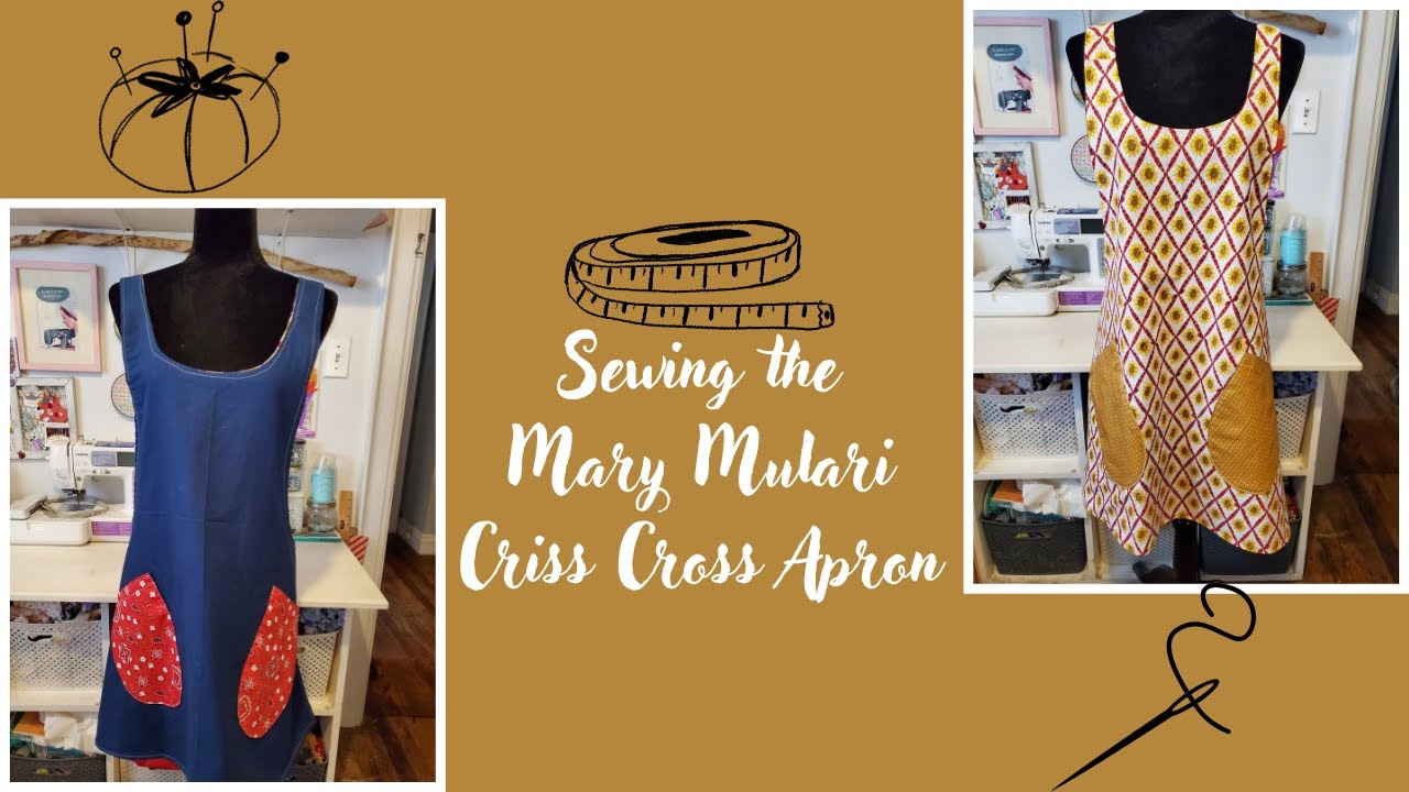 Making Mary Mulari's Crisscross Apron - YouTube