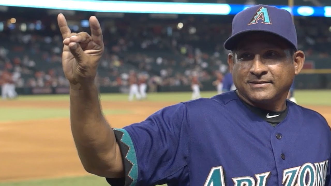 Stankiewicz Plays In Dbacks Alumni Game - YouTube