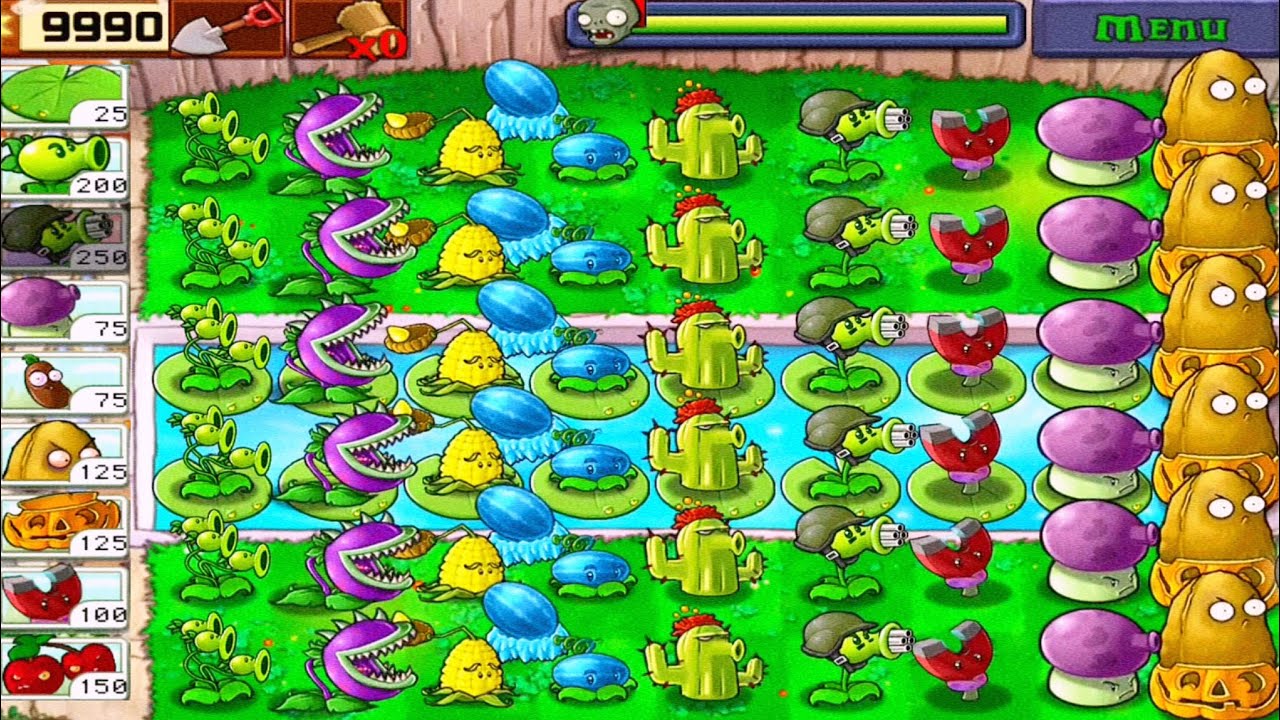 Plants vs Zombies | Last Stand Endless Gameplay | Plants vs All Zombies ...