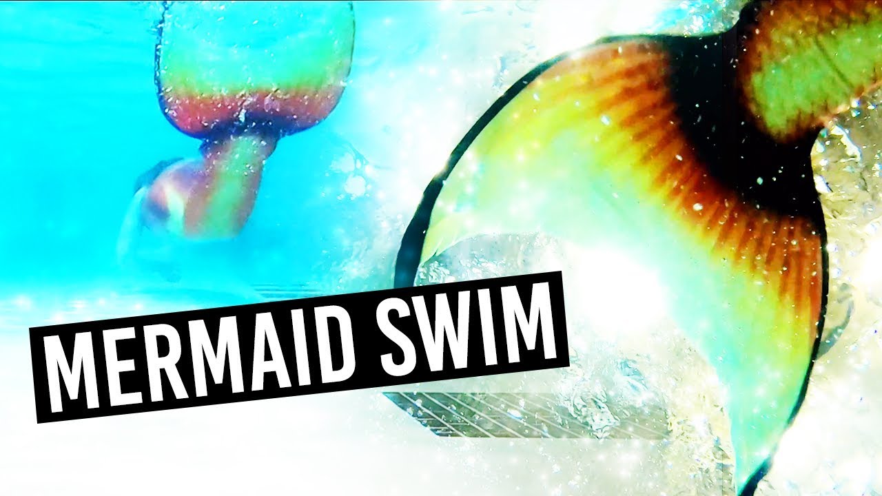 Splash Mermaid • Tail Swimming Practice and Fun! - YouTube
