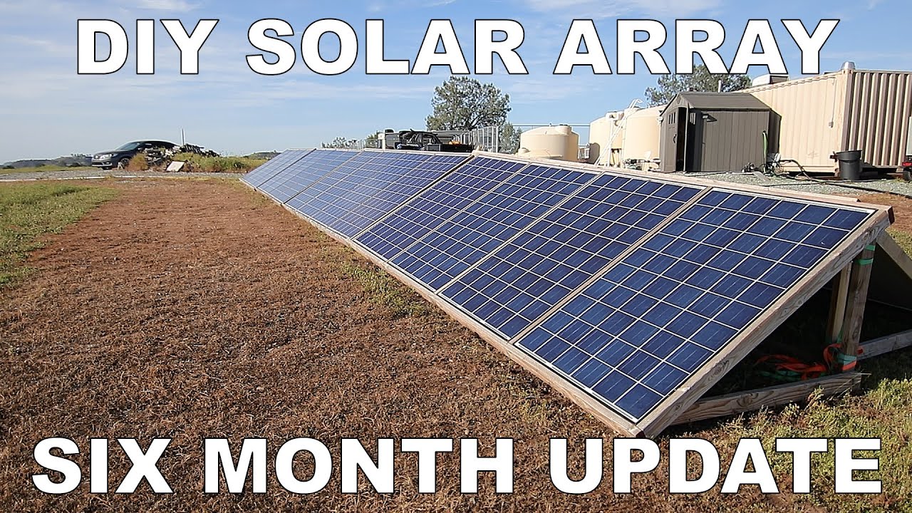 Off Grid: Solar Combiner Install & DIY Ground Mount Rack Update - YouTube
