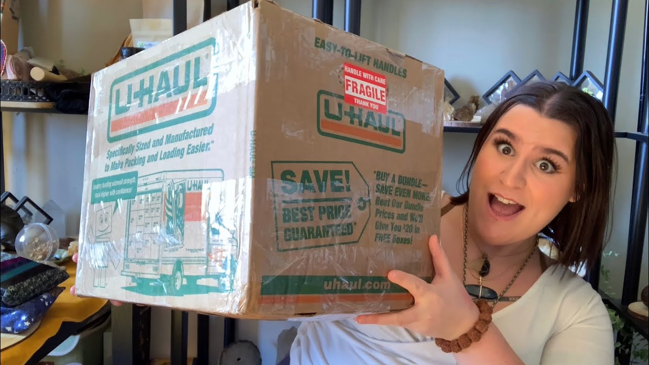 ANOTHER HUGE GINORMOUS CRYSTAL HAUL & UNBOXING (A LITERAL U-HAUL BOX OF ...