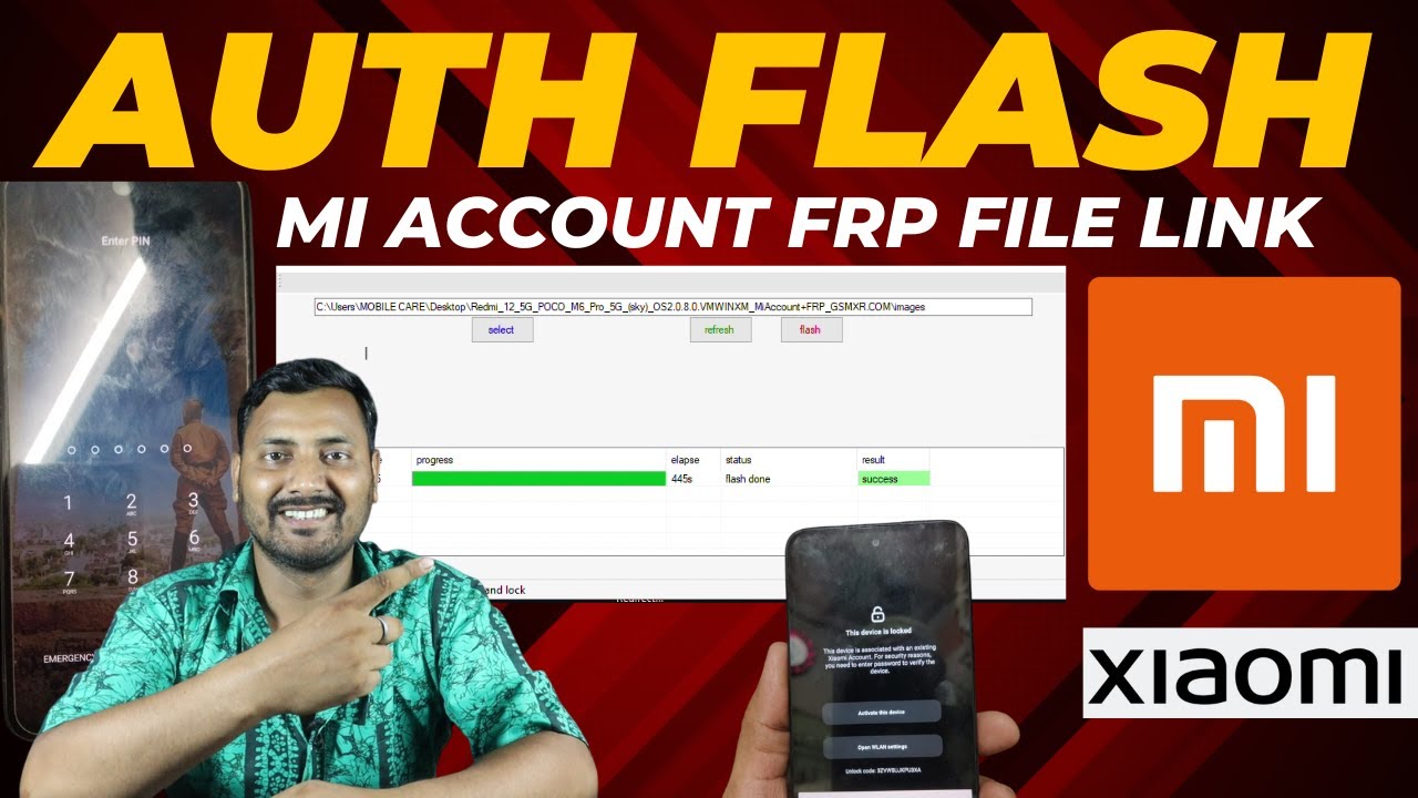 𝗫𝗜𝗔𝗢𝗠𝗜 𝗔𝗨𝗧𝗛 𝗙𝗟𝗔𝗦𝗛 | 𝗠𝗜 𝗔𝗖𝗖𝗢𝗨𝗡𝗧 + 𝗙𝗥𝗣 𝗙𝗜𝗟𝗘 𝗟𝗜𝗡𝗞 | 𝗦𝗧𝗘𝗣 𝗕𝗬 𝗦𝗧𝗘𝗣 𝗙𝗟𝗔𝗦𝗛 ...