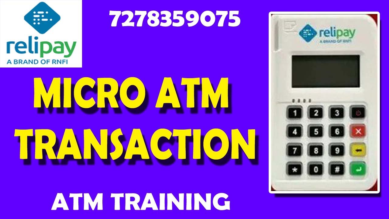 How to Activate Relipay micro Atm #Rnfi_micto_atm_training || Full ...