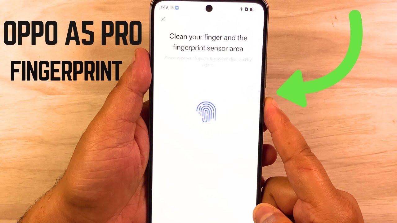 How to Set Up Fingerprint Lock on Oppo A5 Pro - YouTube
