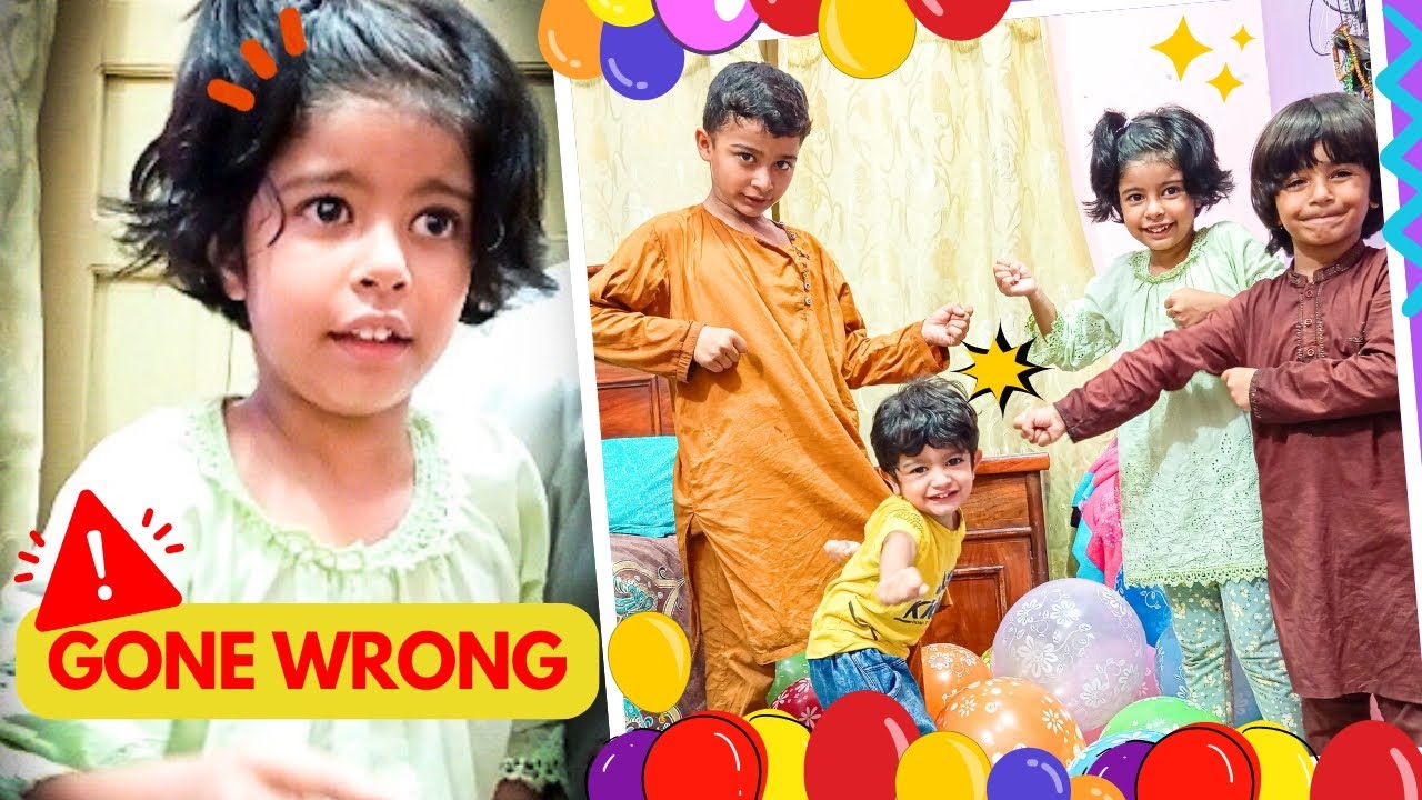 Balloon popping...Gone wrong🎈😭 - YouTube