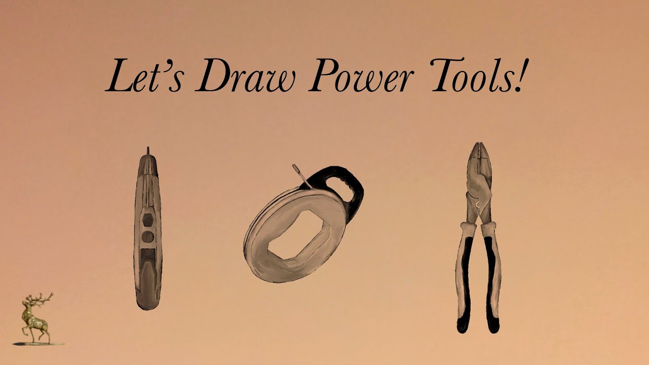 How To Draw - Three Easy Power Tool Exercises - YouTube