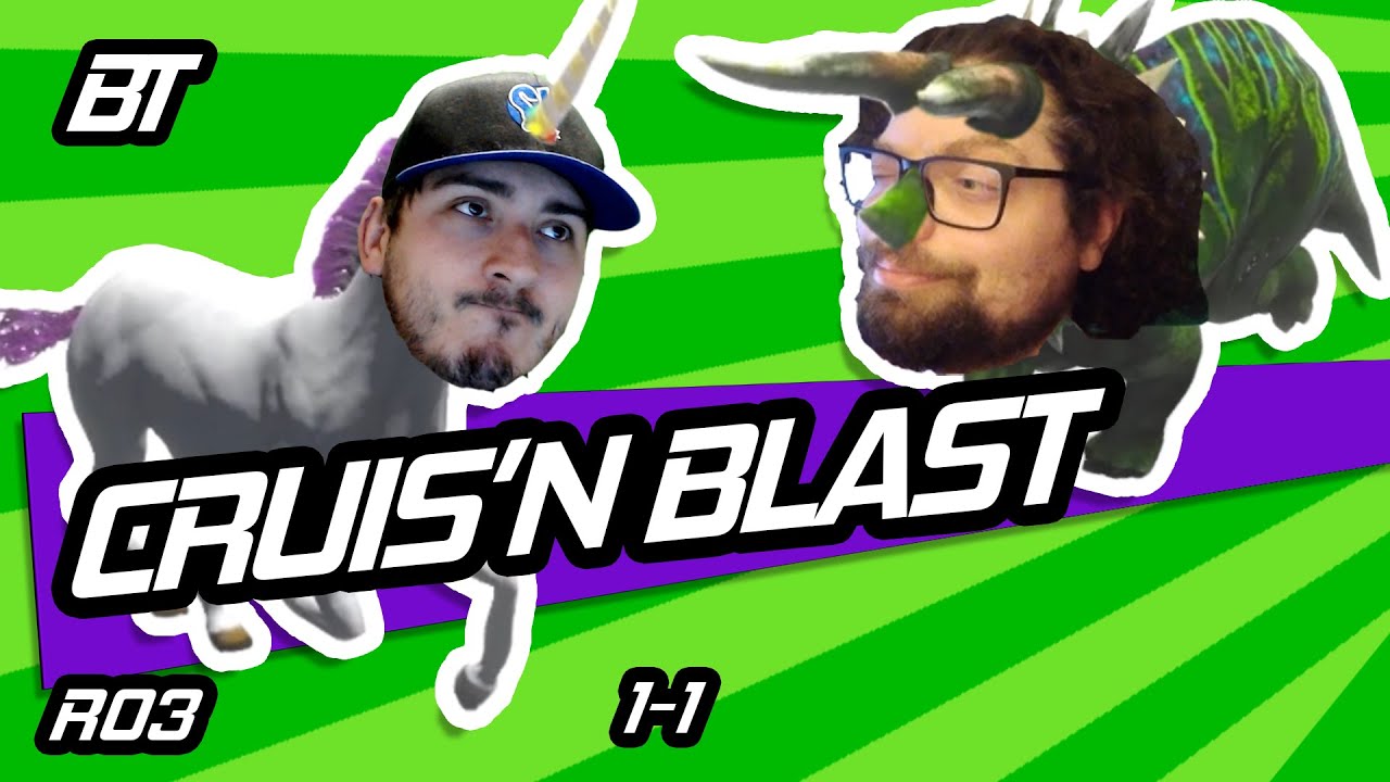 Cruisin Blast R03 Unicorn Vs Triceritops Youtube
