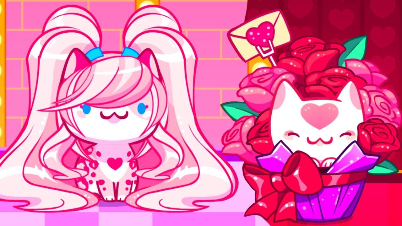 PINK/RED CATS VALENTINES DAY EDITION | CAT GAME COLLECTOR - YouTube