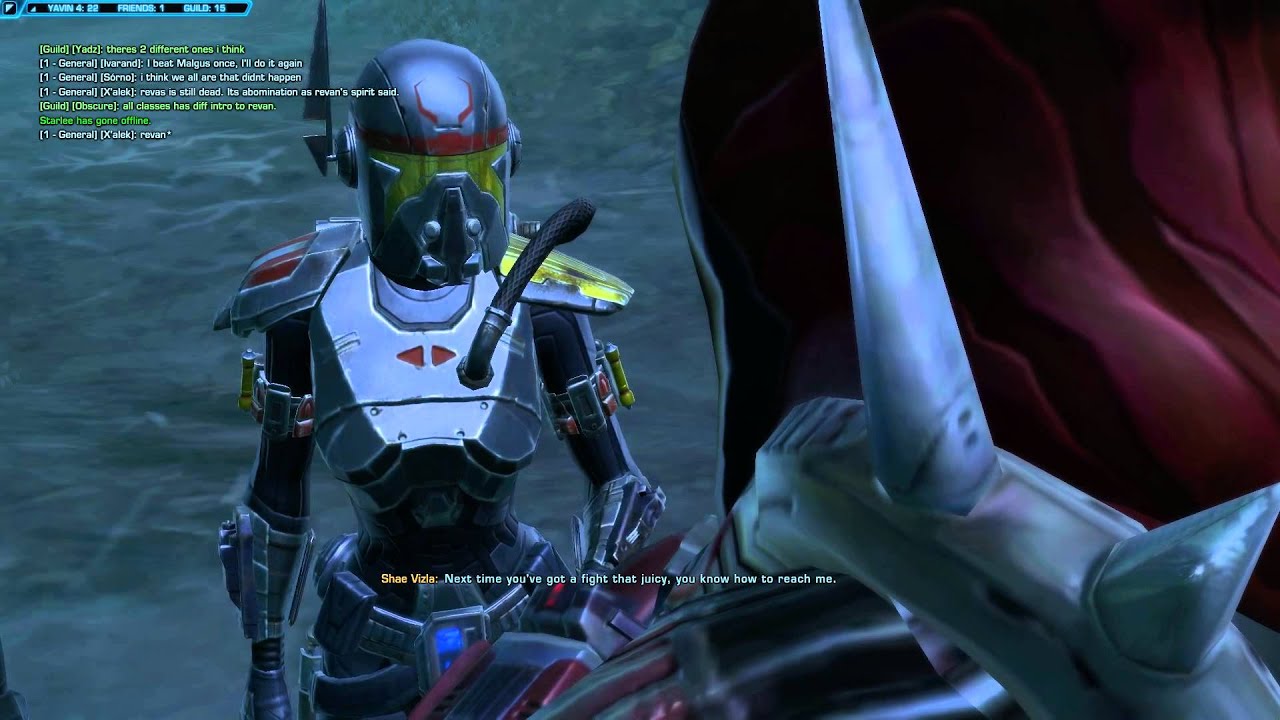 SWTOR - Theron kiss - YouTube